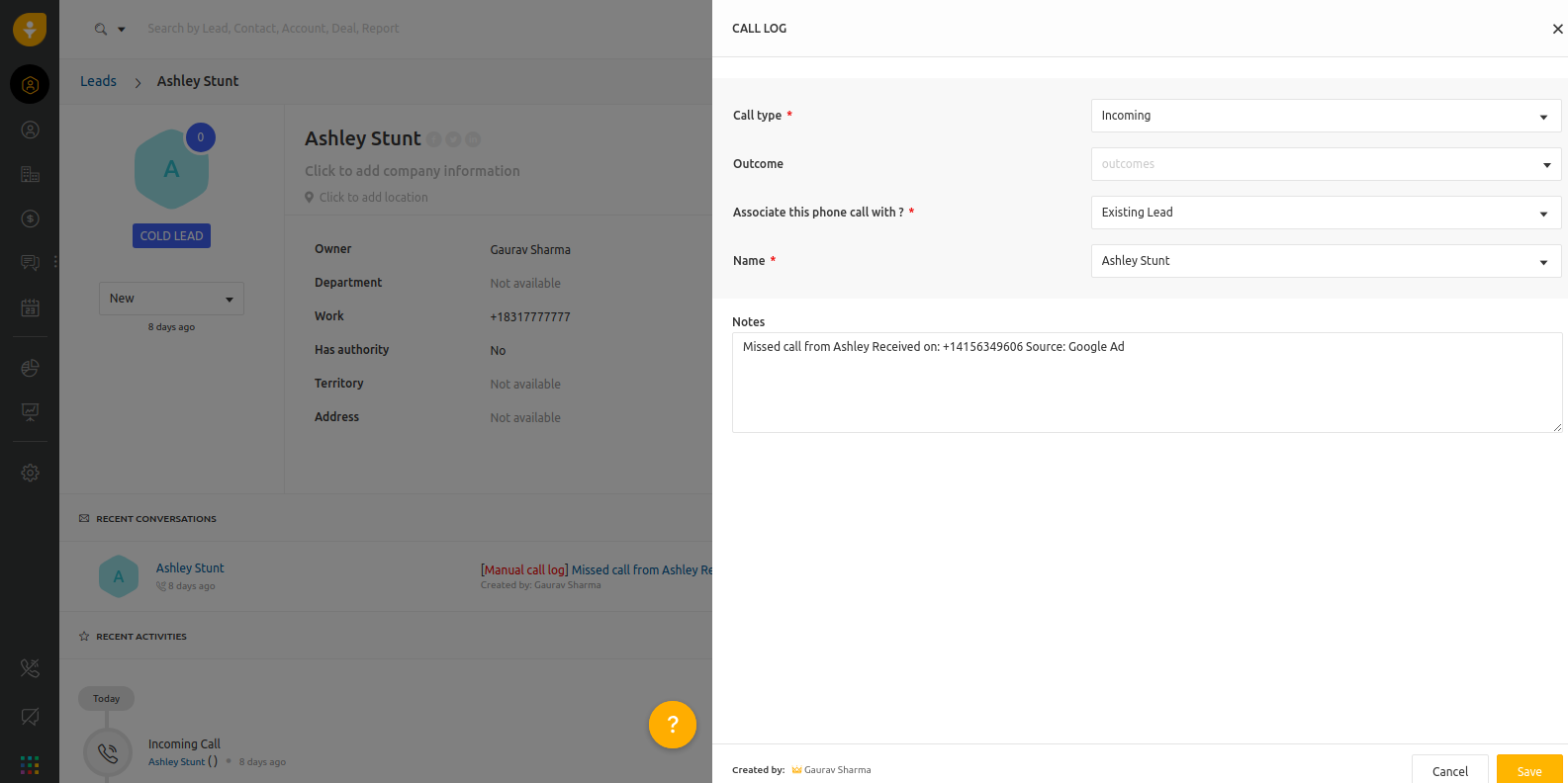 Integrate CallRoot Call Tracking With Freshsales - CallRoot Blog